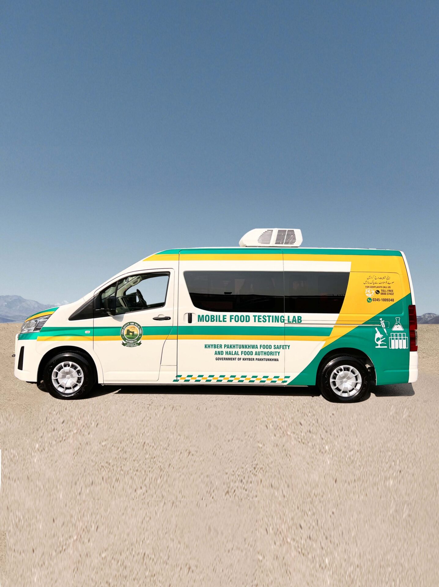 Mobile Food Testing Lab - Marks Razmak Pakistan