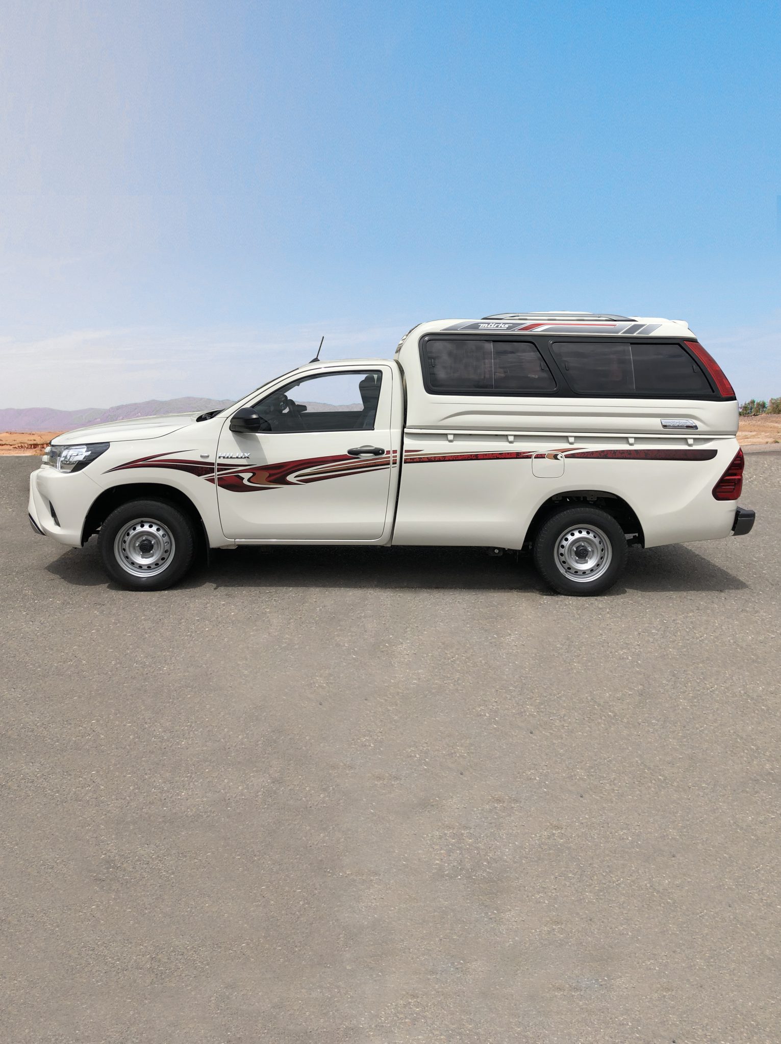 Single Cabin Hilux Canopy in Pakistan - Marks