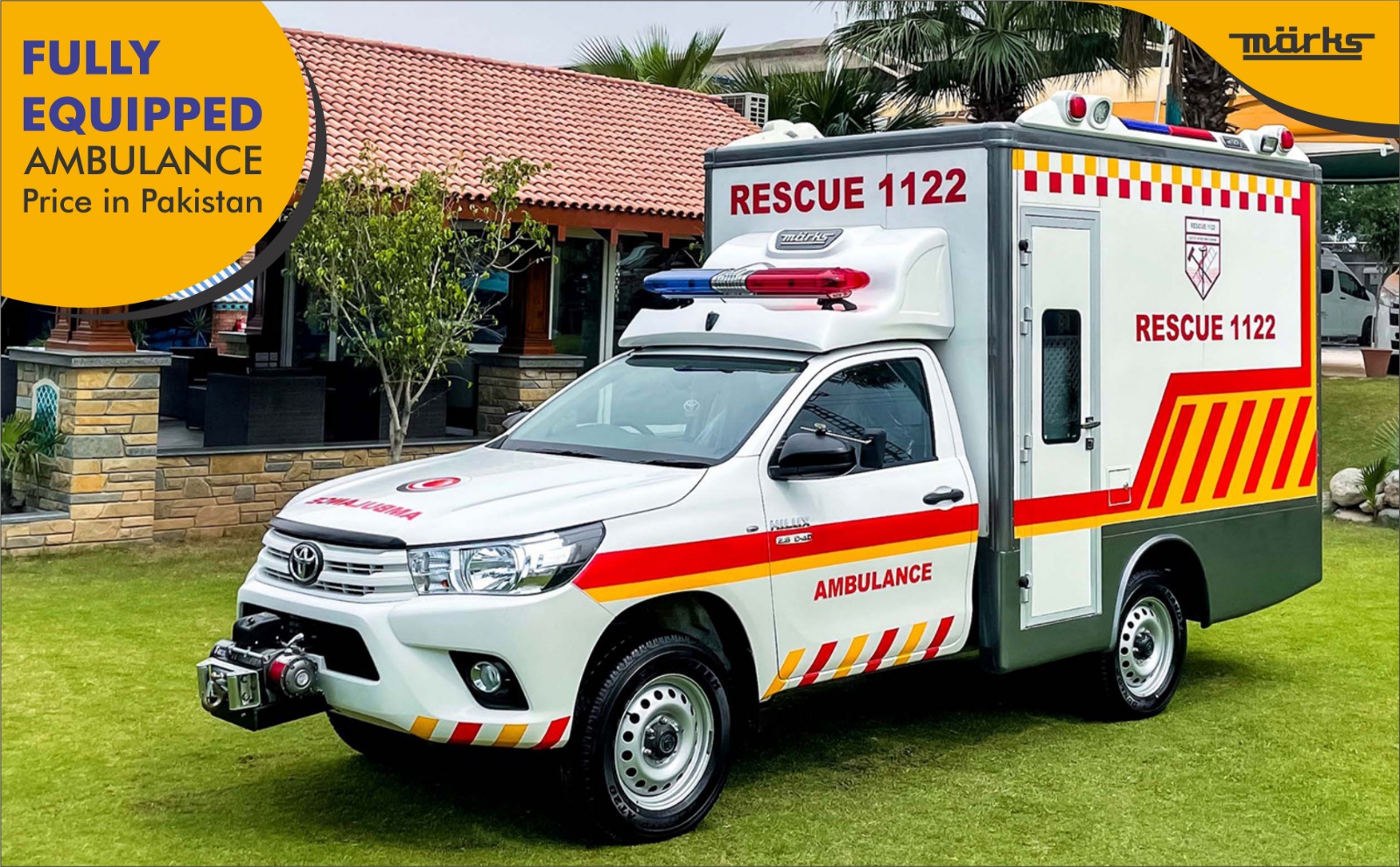 Fully Equipped Ambulance Price in Pakistan - Marks