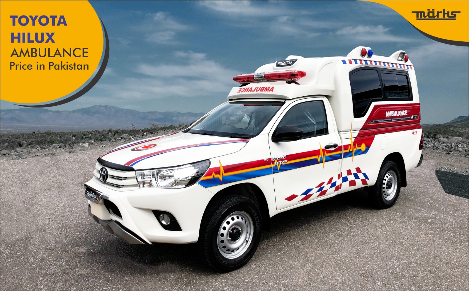 Toyota Hilux Ambulance Price 2023 in Pakistan - Marks